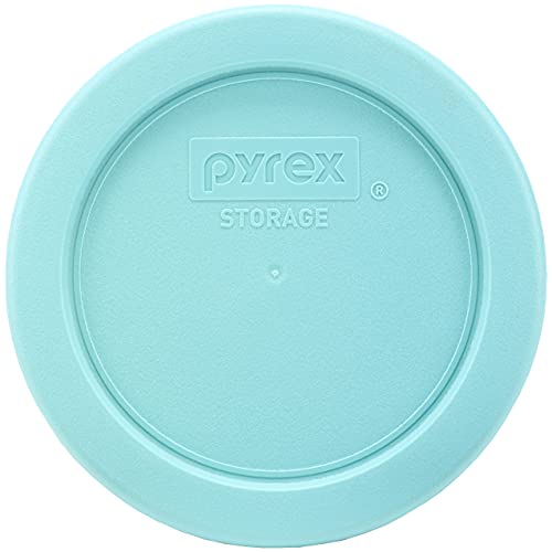 Pyrex (2 7202 Glass Bowls & (2) 7202-PC Jade Dust Green Lids