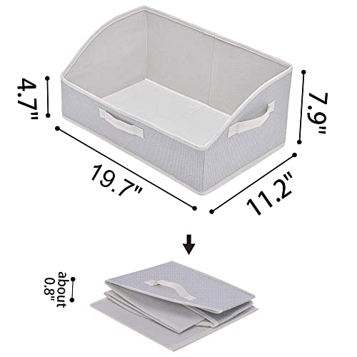 GRANNY SAYS Bundle of 3-Pack Trapezoid Storage Bins & 3-Pack Rectangle Storage Bins