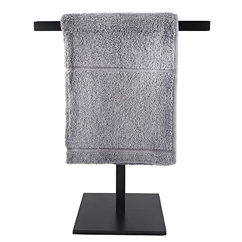 Bathroom Hand Towel Holder Stand,T-Shape Hand Towel Holder Stand SUS304 Stainless Steel for Bathroom,Kitchen or Vanity Countertop