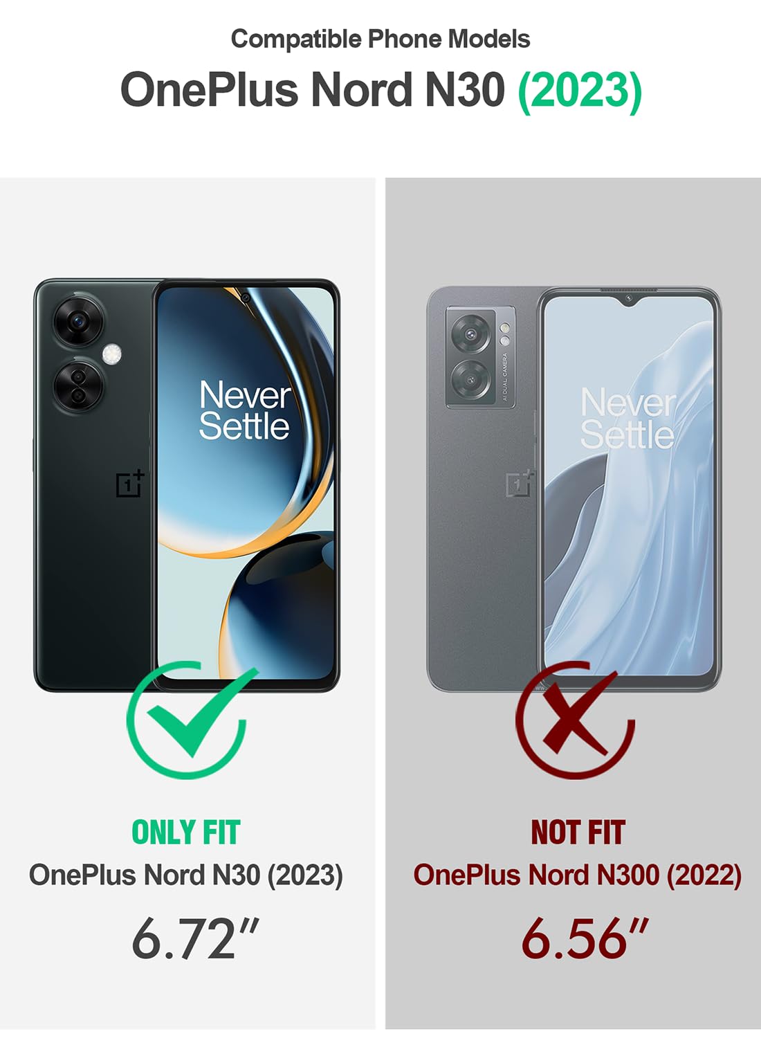Poetic Revolution Case for OnePlus Nord N30 5G, [20FT Mil-Grade Drop Tested], Full-Body Rugged Dual-Layer Shockproof Protective Cover with Kickstand and Built-in-Screen Protector, Black
