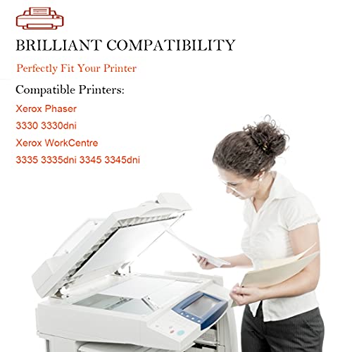 ASEKER Compatible Drum Cartridge for Xerox Phaser 3330 3330dni WorkCentre 3335 3335dni 3345 3345dni Printers Extra High Yield 30000 Pages 101R00555 Drum Unit
