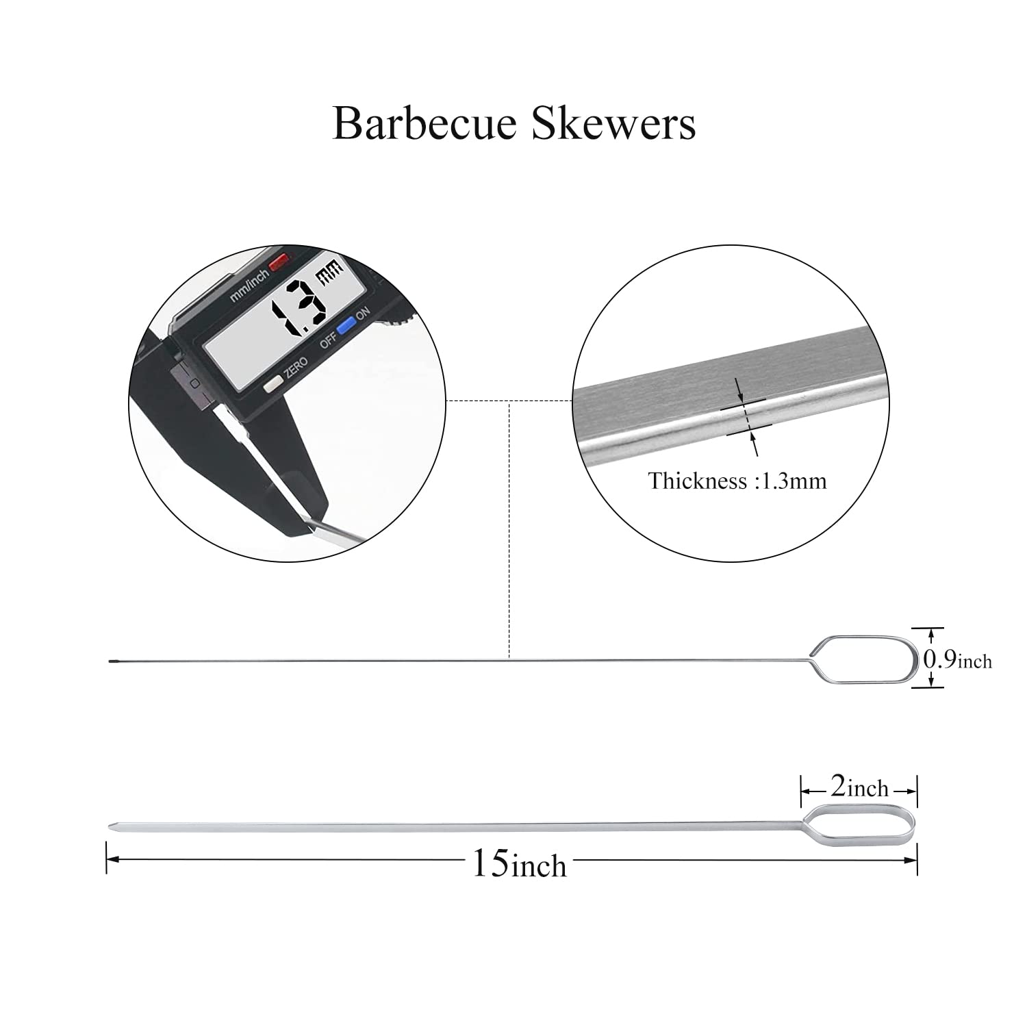 HomeEase BBQ Grill Tool Set- Stainless Steel Barbecue Grilling Accessories with 6 Utensils and Carrying Case