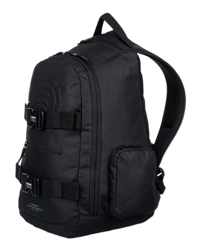 Element Men's Mohave Backpack โ Lightweight Bookbag โ with Skate Straps, Flint Black, One Size