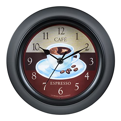 La Crosse Technology 9-inch Café Quartz Wall Clock - 404-3623C