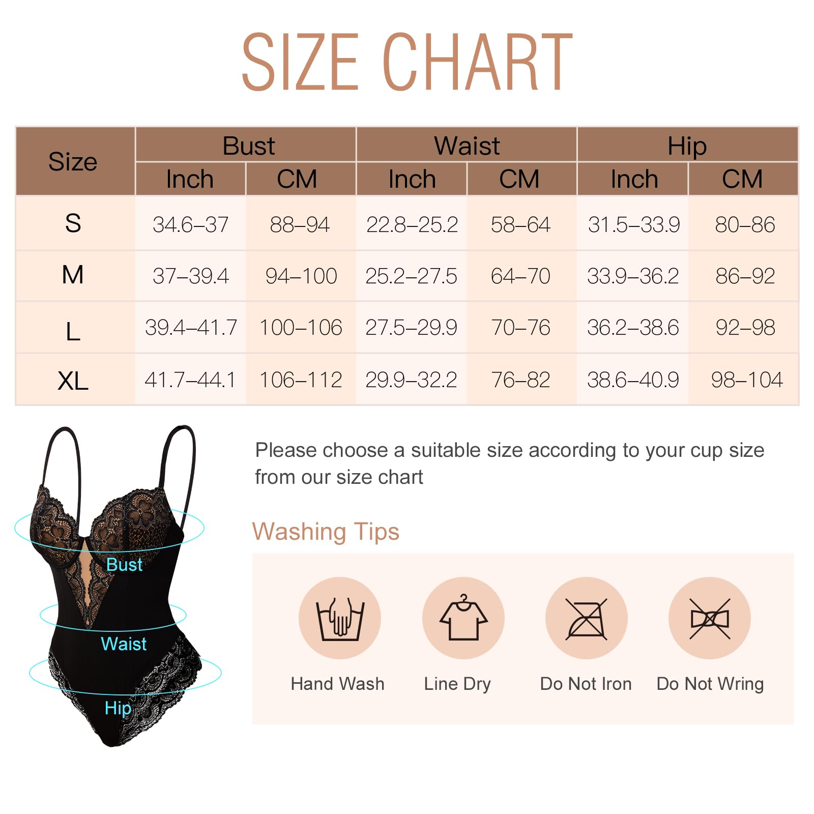 Slimers Women Lace Bodysuit Shapewear for Women Tummy Control Sexy Backless V Neck Thong Bodysuit Built in Bra