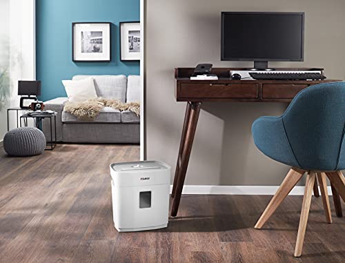 Dahle PaperSAFE PS 100 Paper Shredder, Oil Free, Jam Protection, Security Level P-4, 5 Sheet Max, Shreds Staples, Paper Clips & Credit Cards