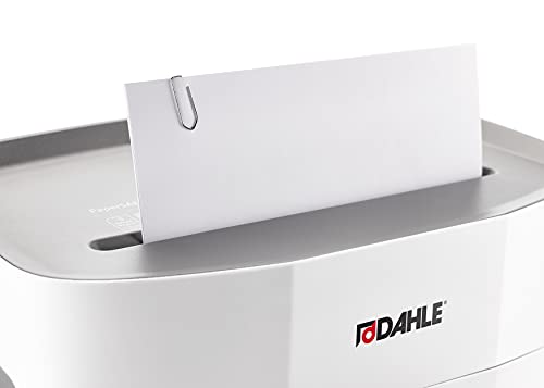 Dahle PaperSAFE PS 100 Paper Shredder, Oil Free, Jam Protection, Security Level P-4, 5 Sheet Max, Shreds Staples, Paper Clips & Credit Cards