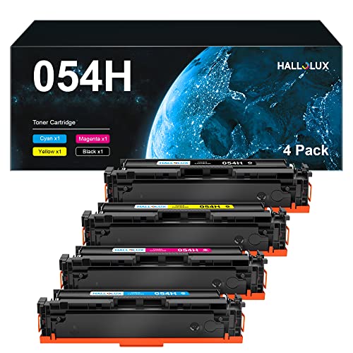054H Toner Cartridge Compatible Replacement for Canon 054H 054 Compatible with MF644cdw LBF622Cdw MF642Cdw LBP621Cw LBP623Cw MF641Cw Printers (BCMY, 4 Pack)