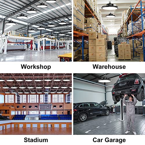 kelinvmi 150W LED Shop Light Dimmable, 22500lm High Brightness LED Garage Light, 5000K 0-10V Dimmable Bay Light, 85-265V High Power LED Lights for Warehouse,Factory,Gym,Garage,Workshop.(150)