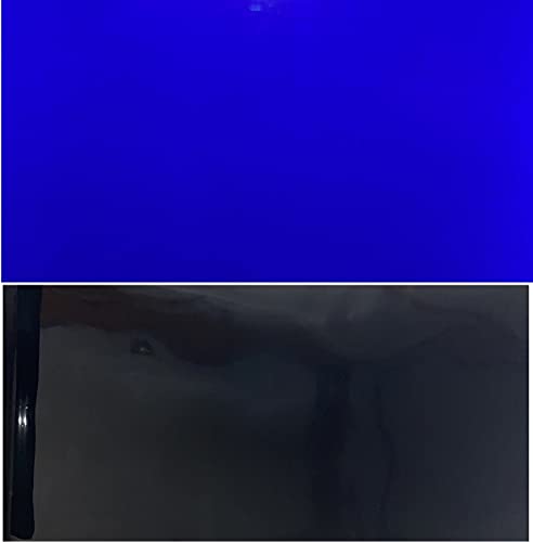 N4L Aquarium Background Black/Blue Double Sided Decoration for Fish Tank (48" L x 24" H)