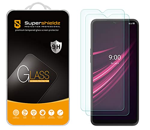 (2 Pack) Supershieldz Designed for T-Mobile Revvl V+ 5G / Revvl V Plus 5G Tempered Glass Screen Protector, Anti Scratch, Bubble Free