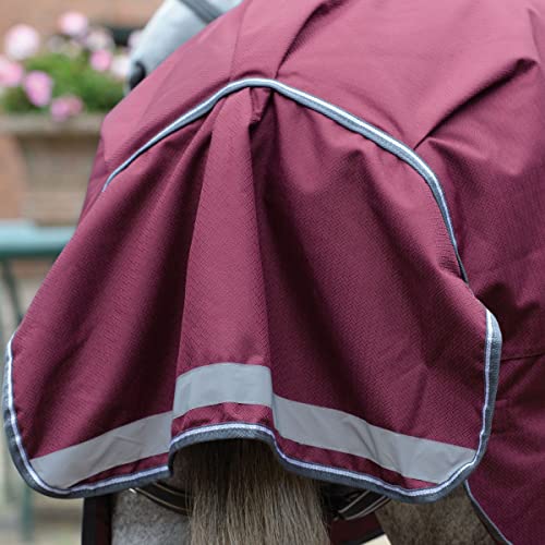 Weatherbeeta ComFiTec Plus Dynamic II Detach-A-Neck Lite - Maroon/Grey/White - 78"