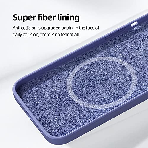 ENEGOLD Magnetic Silicone Case for iPhone 13 Pro with Mag-Safe Wireless Charging,Ultra Thin Shockproof Anti-Scratch TPU Soft Case,iPhone 13 Pro with Mag-Safe Case 6.1P'',Green