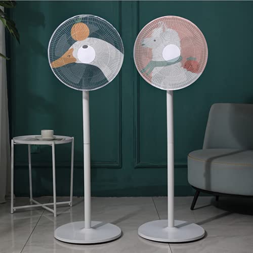 KDDOM 1 Piece Cartoon Fan Guard Net Dust Cover Cute Washable Dustproof Safety Fan Filters Kid Finger Protector