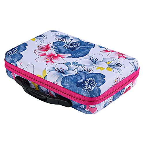 VTYHYJ 120 Bottles Diamond Art Storage Bag Organizer with Tools Diamond Painting Accsessories Carrying Case for Dots, Tools, Rhinestones, Nail Art, for Storage and Travel (Pink)