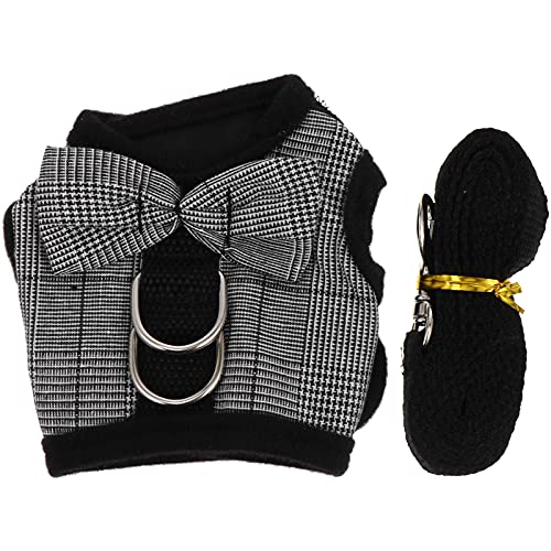 Scicalife Lovely Bunny Vest Harness and Leash Set Practical Pet Supplies for Ferret RatsLeash