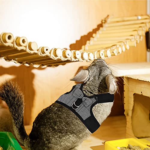 Scicalife Lovely Bunny Vest Harness and Leash Set Practical Pet Supplies for Ferret RatsLeash
