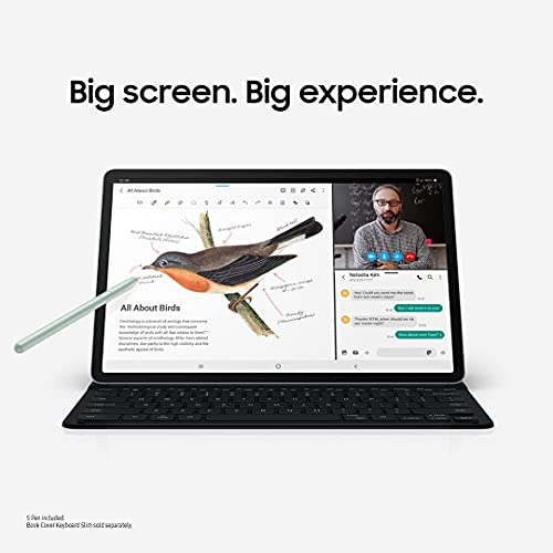 SAMSUNG Galaxy Tab S7 FE 12.4” 64GB WiFi Android Tablet w/ S Pen Included, Large Screen, Multi Device Connectivity, Long Lasting Battery, 2021, SM-T733NLIAXAR, Mystic Pink