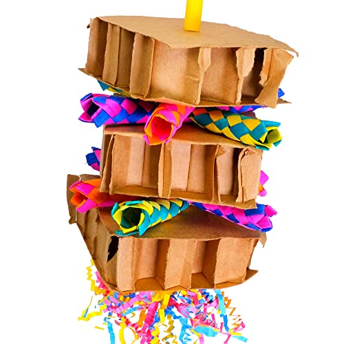 Bonka Bird Toys 3734 Clown Box Medium Bird Toy Conure African Grey Shred Pleasure