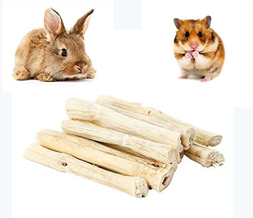 OSWINMART Sweet Bamboo Sticks(1/2lb), Pet Chew Snacks Molar Sticks Keep Clean Teeth and Healthy Gums for Rabbits Hamsters Chinchillas Guinea Pigs Bunny Squirrels