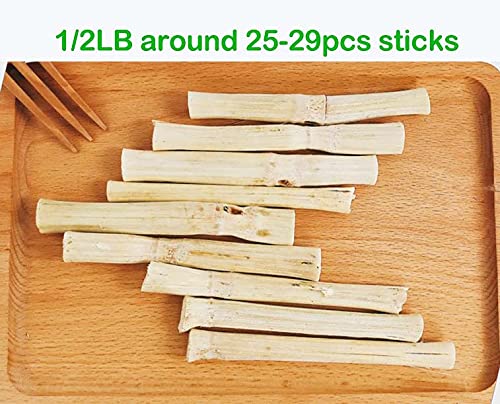 OSWINMART Sweet Bamboo Sticks(1/2lb), Pet Chew Snacks Molar Sticks Keep Clean Teeth and Healthy Gums for Rabbits Hamsters Chinchillas Guinea Pigs Bunny Squirrels