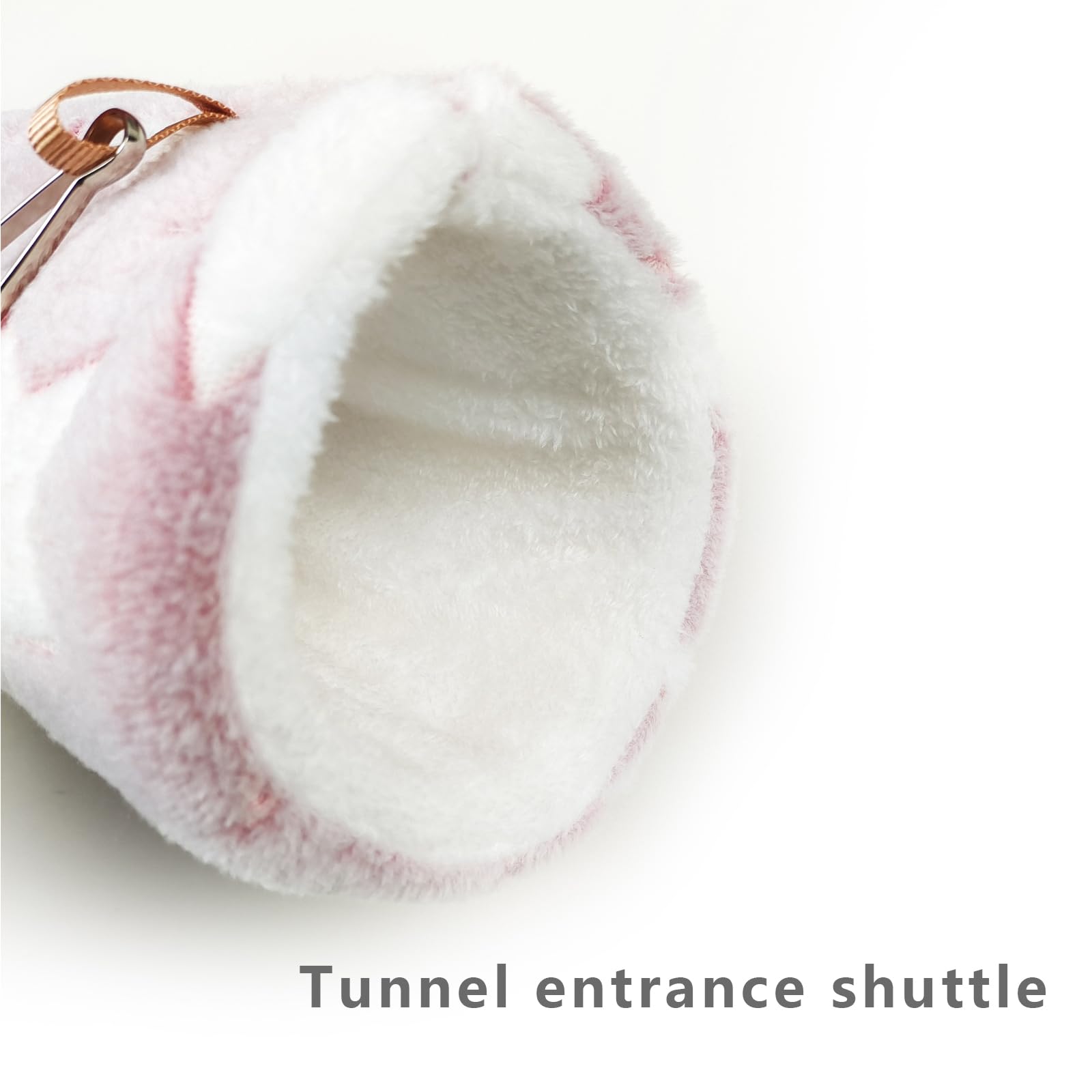 AZVNMT Mouse cage Accessory, Hanging Climbing Tunnel, Hamster, Guinea Pig, Ferret, Squirrel, Warm Winter Hiding Place, Hammock Plush Toy