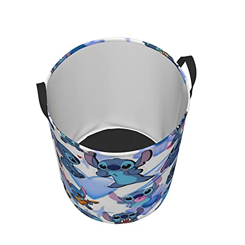 QHMY Laundry Hamper Laundry Baskets Laundry Bags Waterproof Foldable with Handles Large Round Storage Bags 38/62L Family/Kids/Bathroom/Bedroom/Dorm