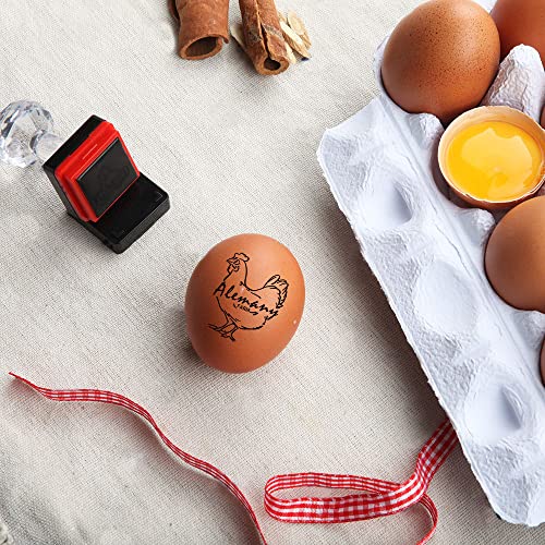 PrudoPex Egg Stamp for Fresh Eggs, Custom Egg Stamp, Customizable Farm Fresh Egg Stamp, Personalized Chicken Egg Satmp for Farm and Kitchen Creations (1)
