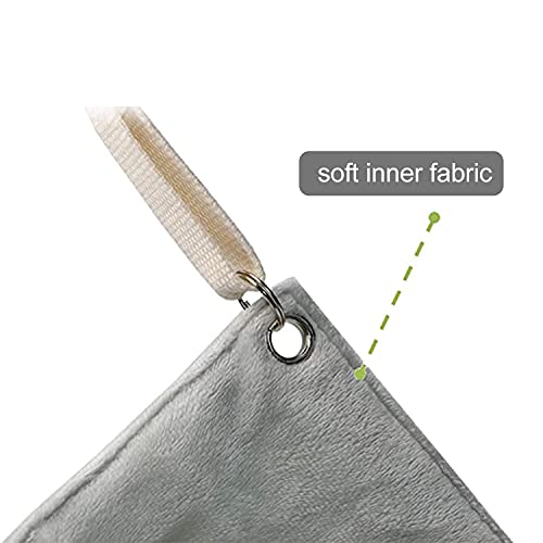 AIRUIFENG Warm Bird Nest House Three Layers Hammock Toy for Parrot African Greys Cockatoo Eclectus Amazon Parakeet Cockatiel Conure Budgie Lovebirds Canary Finch Cage Perch (L)