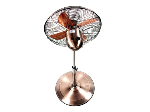 AldoRay Vintage 16 Inches Pedestal Fan (Copper)