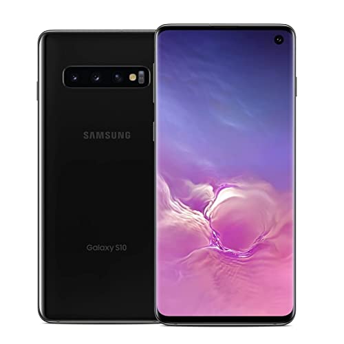 Samsung Galaxy S10 128GB 6.1" 4G LTE Fully Unlocked, Prism Black (Renewed)