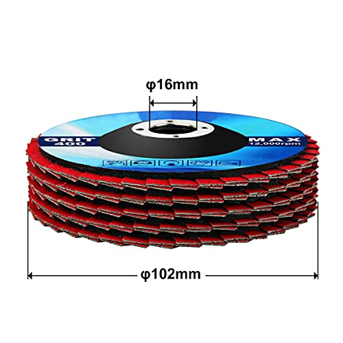 4" Diamond Flap Disc Grinding Sanding Wheels 200 Grit - Sander Tile Stone Marble Concrete Granite Ceramics Glass 1Pcs