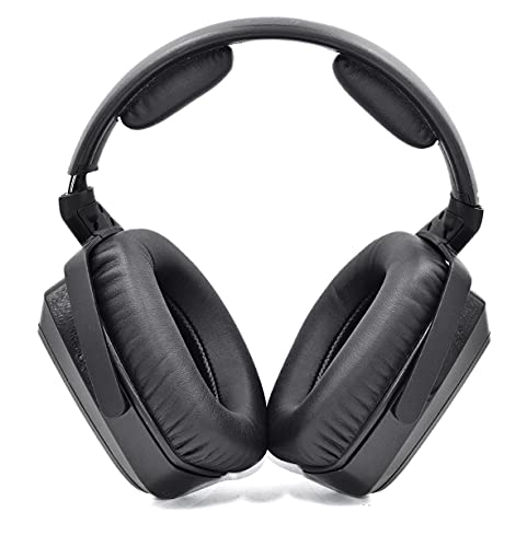 Replacement Ear Pads Cushions Earmuff for Sennheiser HDR RS165 RS175 RS 185 RS 195 Headphones Headset with Frog Skin Material