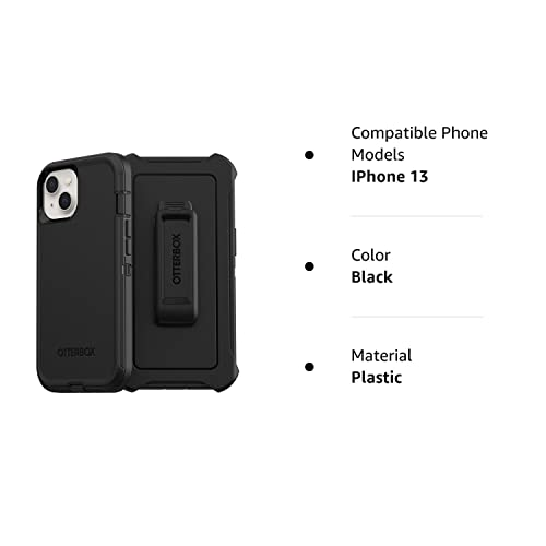 OtterBox DEFENDER SERIES SCREENLESS Case Case for iPhone 13 (ONLY) - BLACK