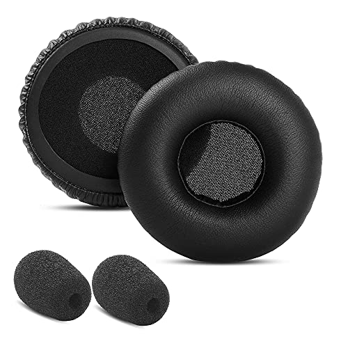 YunYiYi Upgrade Ear Cushion Ear Pads Compatible with Plantronics Voyager Focus UC B825 Binaural Blackwire 5220 Blackwire 5210 Headset Replacement Ear Cups Repair Parts