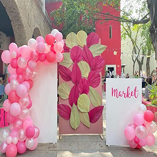 100 PCS 12" Latex Confetti Balloons for Wedding Baby Shower Birthday Decoration (Pink)