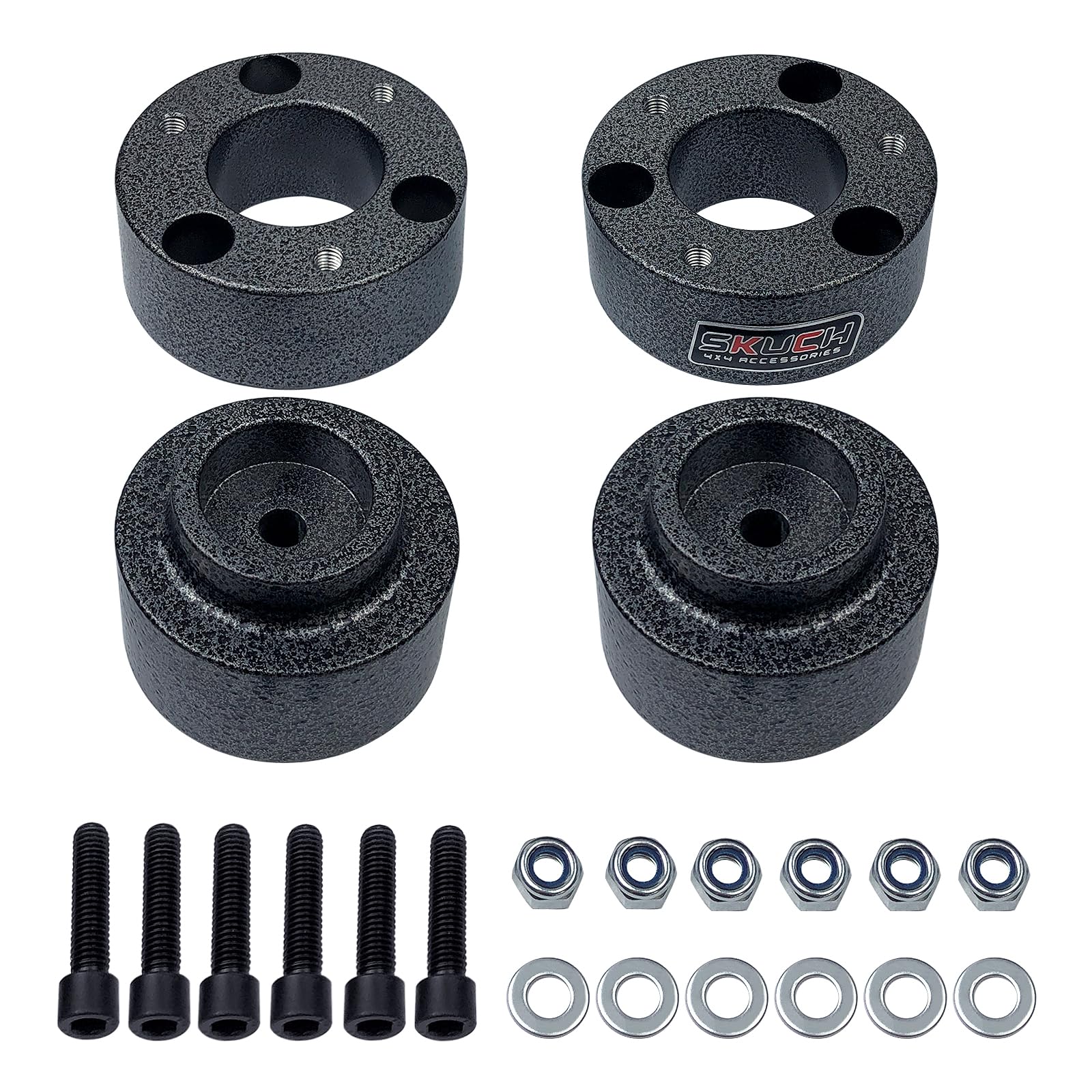 3" Front and 2" Rear Leveling Lift Kits for Dodge Ram 1500 4WD 2006-2022 Raise 3 Inch Front Strut Spacers and 2 Inch Rear Lift Spacer Suspension Lift Kit