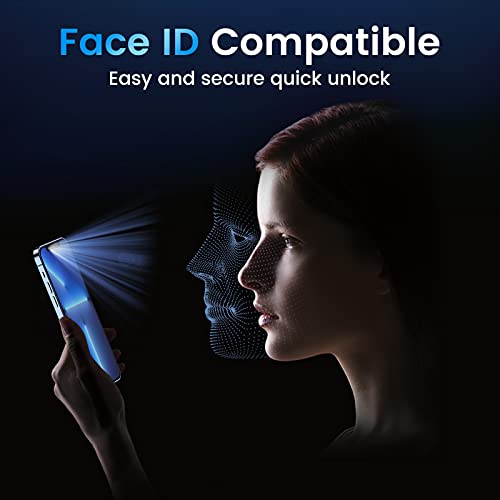 MOHAVE 2 Pack Compatible with iPhone 13 Pro Max & iPhone 14 Plus Screen Protector 6.7'' with Auto Alignment Kit, Diamond Hardness HD Tempered Glass, 10X Military Grade Shatterproof, Case Friendly