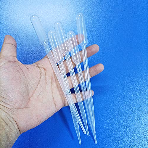 BASE WAVE 5 Pack Aquarium Test Dropper 5ml (Length 8.4'') Coral Feeder Mini Fish Bowl Fish Feces Transfer Pipettes