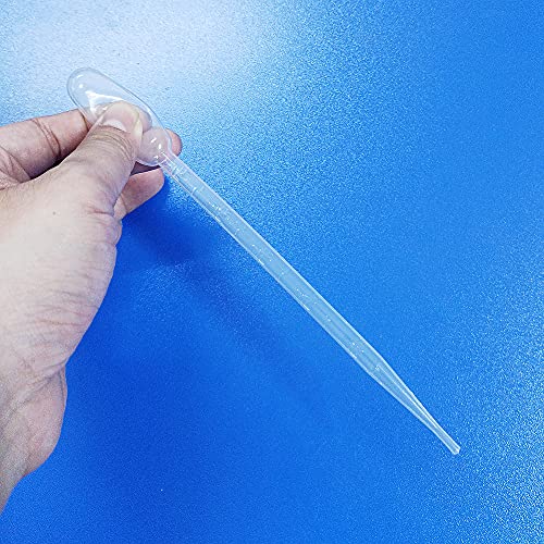 BASE WAVE 5 Pack Aquarium Test Dropper 5ml (Length 8.4'') Coral Feeder Mini Fish Bowl Fish Feces Transfer Pipettes