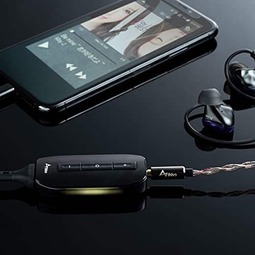 ikko Zerda ITM01 Portable Headphone Amplifier, 3.5mm Audio DAC Detachable Magnetic Cable Adapter, Use ESS9298 High Performance Custom DAC Chip,Full System Compatibility(3.5mm Lightning)