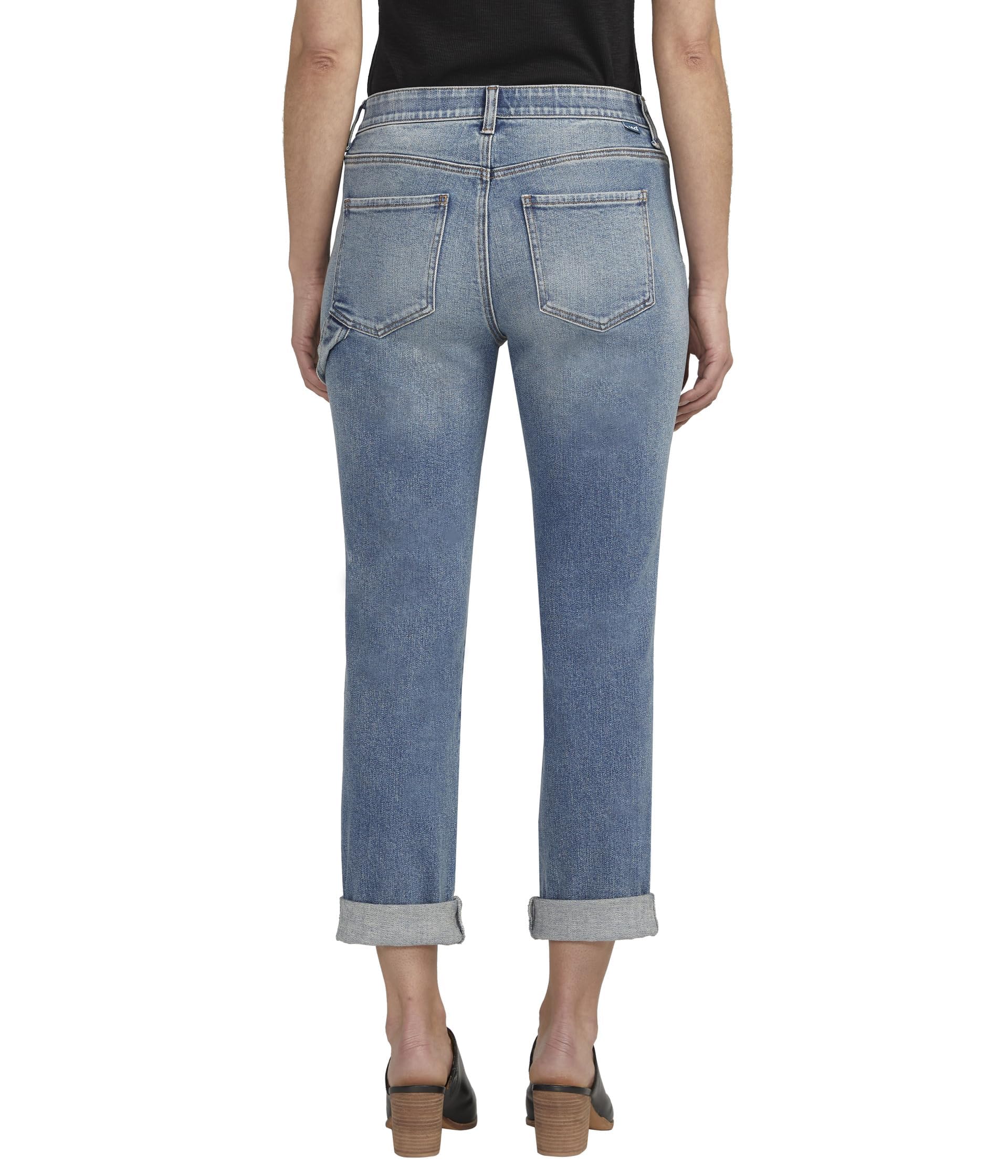 JAG Jeans Carter Mid-Rise Slim Leg Jeans Mariner Blue 6 (28" Waist) 26