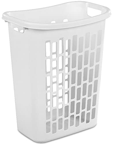 CR-FUSE 2 Pcs Of Mainstays Rectangular Open Laundry Hamper, White (2-Pack)