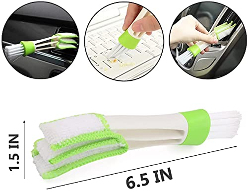 QUUFAA Multifunctional Cleaning Brush is Suitable for car Interior air Conditioner car Detail Care Brush Tool