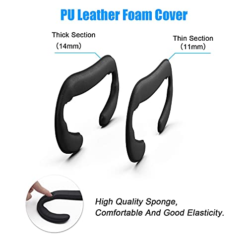 AMVR VR Headset Display Stand and Controllers Holder,Facial Interface Bracket & PU Leather Foam Face Cover Pad Replacement Comfort Set for Valve Index Headset (VR Stand + Face Cover)