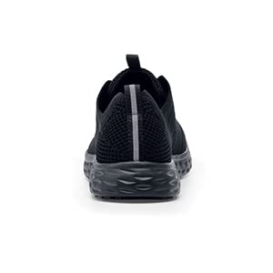 Shoes for Crews Everlight, Women's Non Slip, Breathable, Lace Up, Lightweight Work Shoes, Black, Size 10 Wide