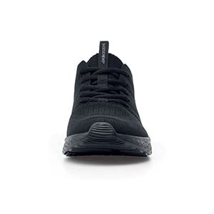 Shoes for Crews Everlight, Women's Non Slip, Breathable, Lace Up, Lightweight Work Shoes, Black, Size 10 Wide
