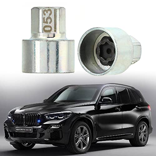 automotive wheel locks Wheel Lock Key i Theft Lugnut Socket Replacement for 1 3 5 6 7Series X1 X2 X3 X4 X5 X6 Z4(057 ) (053)