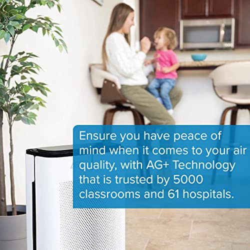 Brondell Pro Air Purifier Clean Air Filter, Bacteria, Mold, Allergens, and Smoke β With AG+ Technology