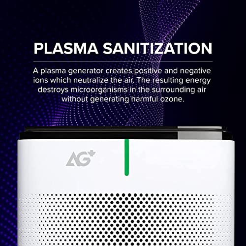 Brondell Pro Air Purifier Clean Air Filter, Bacteria, Mold, Allergens, and Smoke β With AG+ Technology